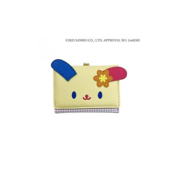 サンリオ ウサハナ 口金財布 MK1A-2US 可愛くて便利な口金財布です。 生産国:中国 素材・材質:合成皮革 商品サイズ:W106×H78×D30mm ウサハナの可愛い口金財布 キーワード【ファッション レディースファッション 財布 帽...
