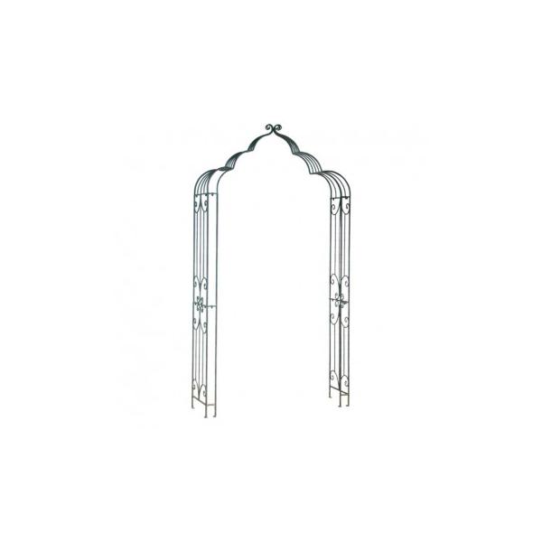 大同クラフト ガーデンインテリア 23クラウンアーチ VRA23-S01 お庭のアクセントとしても◎様々な植物との組み合わせをお楽しみください。 生産国:中国 商品サイズ:W128×D37.5×H225cm(左右の柱の内側幅:W110cm)...