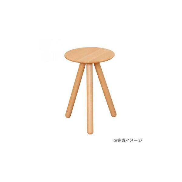 Latree ラトレ +ONE プラスワン スリーレッグスツール 030 ♯BE ビーチ PL1ONE-0300300-BEUF 脚をねじ込んで組み立てるスツールです。めずらしい3本脚デザインで、いびつな床でもガタつくことはありません。プラ...