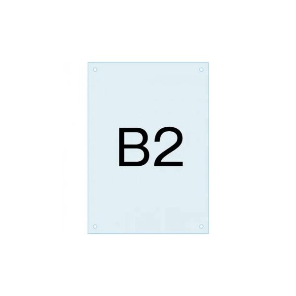 TOKISEI 常磐精工 ポスター用スタンド看板-アクリル板B2 PSAC-B2 ポスター用スタンド看板のアクリル板です。 生産国:日本 素材・材質:アクリル(透明色、2mm厚) 商品サイズ:面板サイズ:W585×H798mm 仕様:端面:...