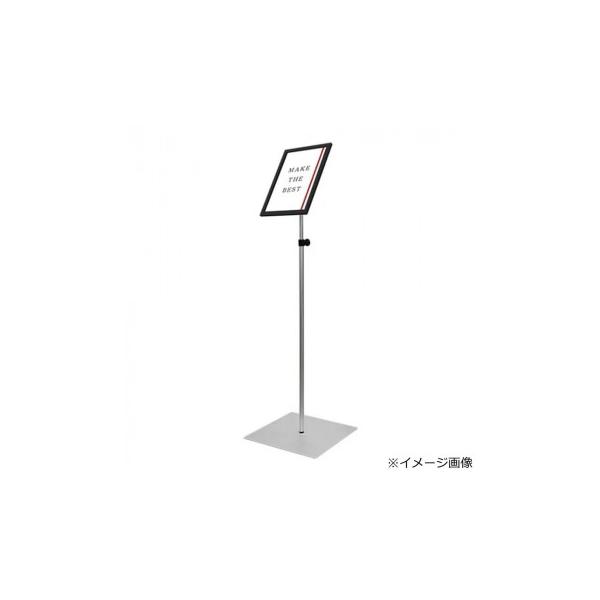 TOKISEI 常磐精工 エコポケットポール150　A4ブラック BEPPO-150A4 高機能かつリーズナブルなポールサインスタンドです。 生産国:日本 素材・材質:ポール:ステンレス(シルバー)ベース:ガルバニュウム鋼板面板:アルミ複合...