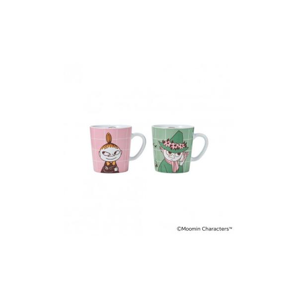 (A)Moomin　ムーミン マグ 0.3L POP リトルミイ＆スナフキン 2pc　1082975 ムーミンアラビアコレクション「ムーミンPOP」は、ムーミン谷の遊び心のあるキャラクターたちのユニークさと個性を大切にしています。このコレク...