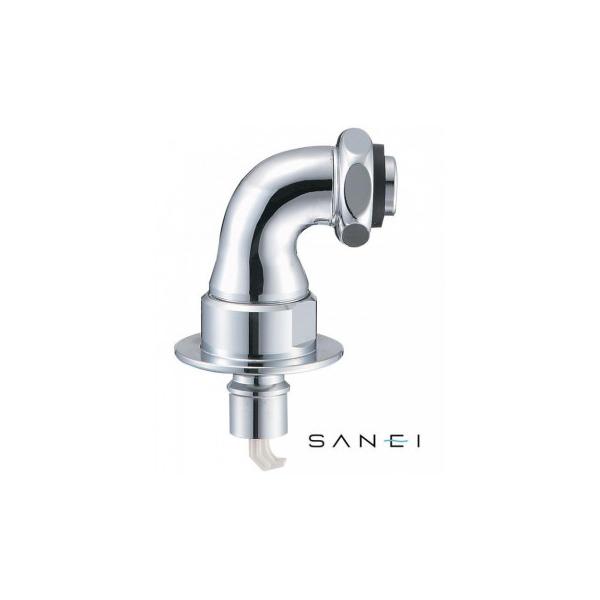 三栄水栓　SANEI　洗濯機用L型ニップル　PY12-40X 万一ホースがはずれた場合、瞬時に給水を自動停止する機能がついています。 生産国:日本 素材・材質:黄銅 仕様:脱着ワンタッチオートストッパー付 洗濯機用のL型ニップルです。 キー...