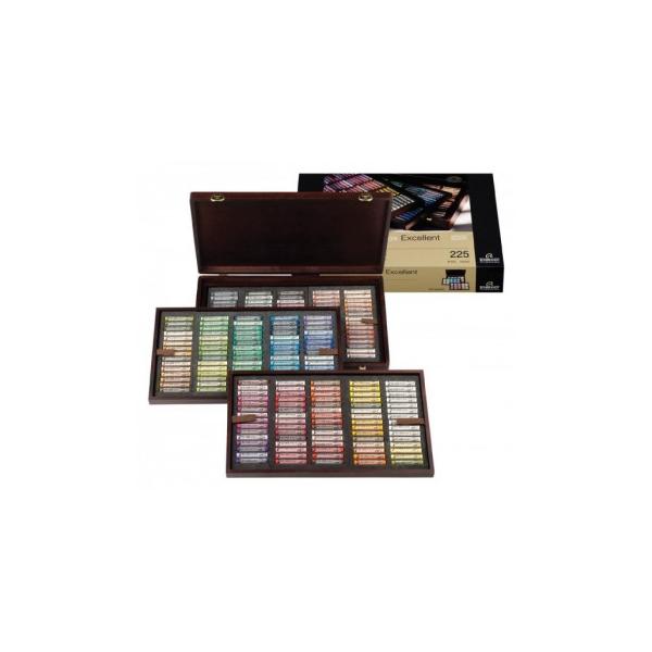 REMBRANDT　レンブラント　ソフトパステル　木箱セット　225色　T3181-4225　470416 オランダ王室から「ROYAL」の称号を授けられた、「レンブラントソフトパステル」。プロのニーズに応えたソフトでしなやかな質感と鮮やか...