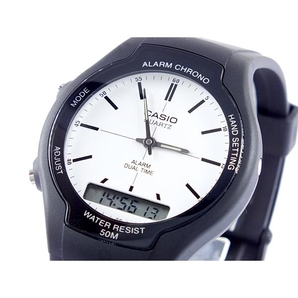 CASIO カシオ 腕時計 海外モデル AW-90H-2BVDF メンズ BASIC ベーシック アナログ デジタル AW-90H-2B 超歓迎された