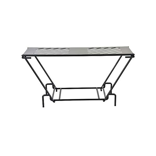 【ご購入後の当店からの連絡はご登録のメールアドレスに通知いたします。必ずご確認ください】材質:フレーム・天板：鉄（カチオン電着塗装） 収納ケース：ナイロンサイズ:約590×280×300mm収納サイズ:約590×280×90mm重量:約3....