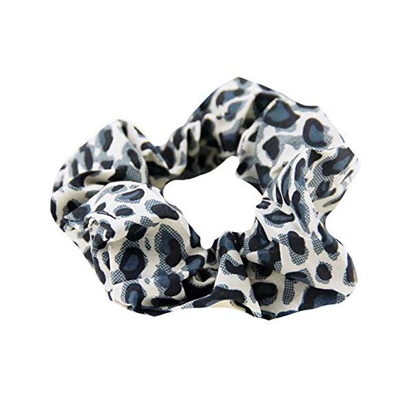 【ご購入後の当店からの連絡はご登録のメールアドレスに通知いたします。必ずご確認ください】ふんわりボリューミーな レディース ヒョウ柄 アニマル デザイン シュシュ ヘアゴム 。シンプルなデザインで、シーンを問わず幅広いコーデに活躍間違いなし...