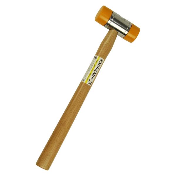 【ご購入後の当店からの連絡はご登録のメールアドレスに通知いたします。必ずご確認ください】【商品概要】用途:機械の修理、木製品の組組立特徴1:軽くて使いやすい木柄1-1/2LBSソフトハンマー特徴2:塩ビ系ヘッドなので、対象物にキズがつきにく...