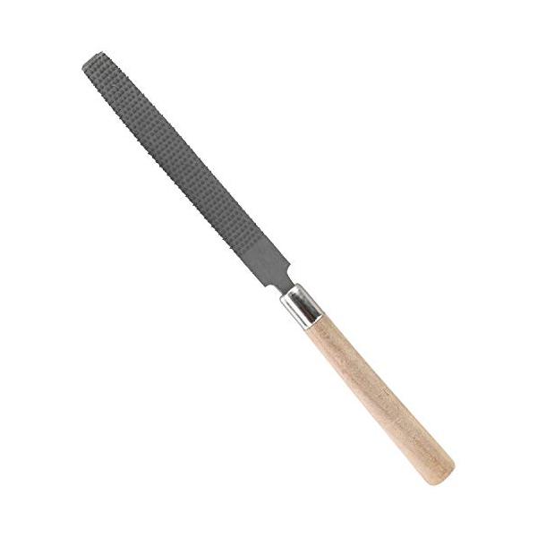 【ご購入後の当店からの連絡はご登録のメールアドレスに通知いたします。必ずご確認ください】【商品概要】形状:半丸目:鬼目サイズ:全長195mm仕様:木工用、柄付柄:木【商品説明】木工細工に適した、柄付の半丸ヤスリ【用途】木を中心とする木工の小...