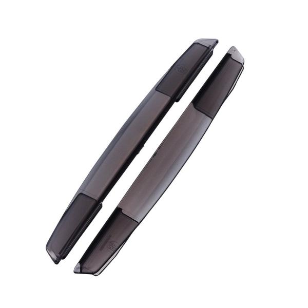 【ご購入後の当店からの連絡はご登録のメールアドレスに通知いたします。必ずご確認ください】【商品概要】ドアエッジを傷から護るスモークタイプのプロテクター両面テープと挟み込み式でガッチリ固定耐候性に優れた軟質アクリル樹脂を使用(ロング×2)梱包...