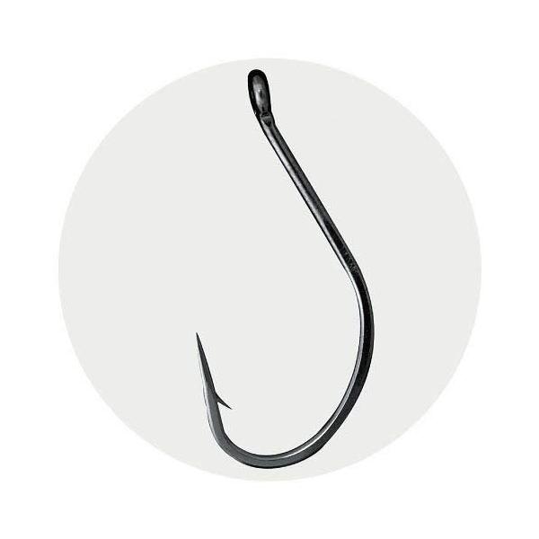 【ご購入後の当店からの連絡はご登録のメールアドレスに通知いたします。必ずご確認ください】【商品概要】入数:50本入りフックカラー:黒(ブラック)ヒネリあり / 平打ち加工 / カン付き【商品説明】【商品詳細】ブランド：ささめ針(SASAME...