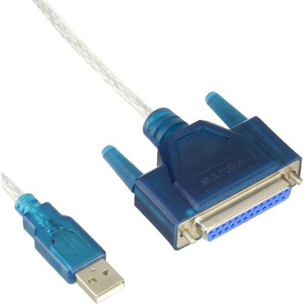 【ご購入後の当店からの連絡はご登録のメールアドレスに通知いたします。必ずご確認ください】【商品概要】端子 : パラレル(D-sub25ピン・オス) - USB(A・オス)【商品説明】説明パラレル(D-sub25ピン) → USB 変換アダプ...
