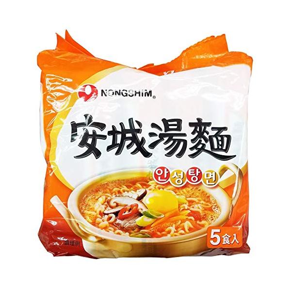 【ご購入後の当店からの連絡はご登録のメールアドレスに通知いたします。必ずご確認ください】【商品概要】【商品説明】【商品詳細】ブランド：Nongshim商品種別：カテゴリー別商品名：農心　安城湯麺（アンソンタンメン）　1パック（125g×5袋...