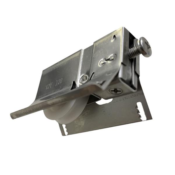 【ご購入後の当店からの連絡はご登録のメールアドレスに通知いたします。必ずご確認ください】【商品概要】下框形状:平行型、コマ形状:丸型、コマ径:28mm有効寸法:内幅12〜16mm・高さ35mm以上耐荷重:30kg(コマ2個使用時)戸車サイズ...