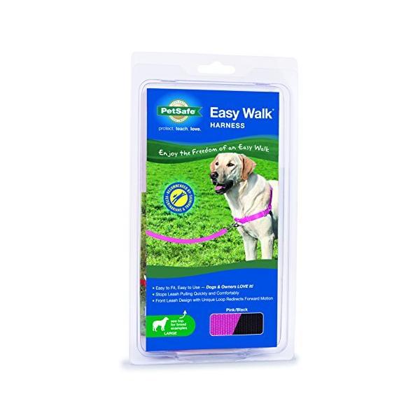 【ご購入後の当店からの連絡はご登録のメールアドレスに通知いたします。必ずご確認ください】【商品概要】簡単フィット、付け心地快適！ワンちゃんとのお散歩、楽しさ倍増「イージー・ウォーク・ハーネス」【サイズ】[ラージ]対象：大型犬 / 胸囲約 6...