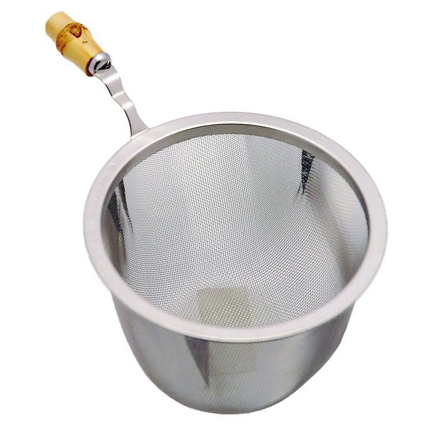 【ご購入後の当店からの連絡はご登録のメールアドレスに通知いたします。必ずご確認ください】【商品概要】サイズ:A7.2cm B深さ5.5cm Cリング外寸8.1cm D茶こし穴内寸約6.9cm素材:本体 18-8ステンレススチール / 柄 本...