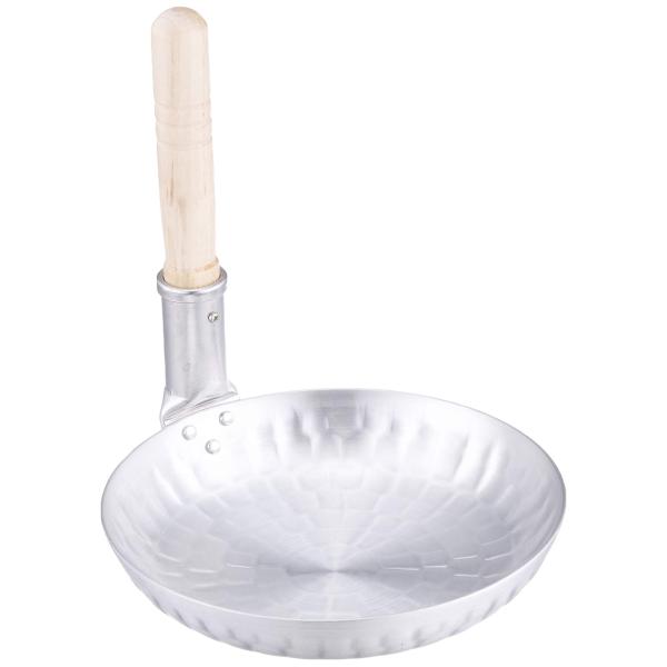 【ご購入後の当店からの連絡はご登録のメールアドレスに通知いたします。必ずご確認ください】【商品概要】内寸 :φ165mm 深さ:30mm本体重量:0.2kg材質:アルミ・柄:木【商品説明】【商品詳細】ブランド：中尾アルミ製作所商品種別：ホー...