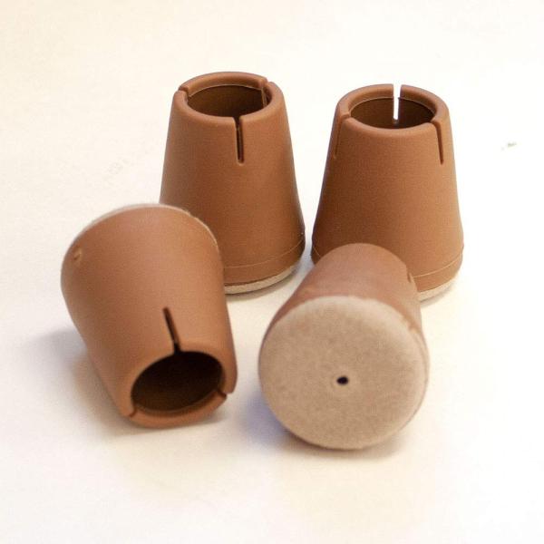 【ご購入後の当店からの連絡はご登録のメールアドレスに通知いたします。必ずご確認ください】【商品概要】色：薄茶(ベージュ)【当店限定カラー】材質：本体/エラストマー樹脂　底部/PETフェルト　座金/ステンレス椅子足対応サイズ：直径18?23m...