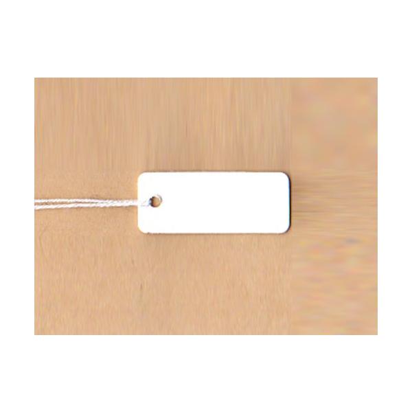 【ご購入後の当店からの連絡はご登録のメールアドレスに通知いたします。必ずご確認ください】【商品概要】1袋：1,000枚サイズ：10×25mm紙：アイボリー#350（厚さ/0.45mm・色/白）穴：直径2.0mm糸：白綿糸（結び下約65mm）...