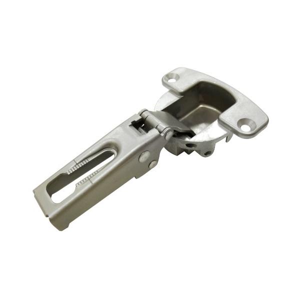 【ご購入後の当店からの連絡はご登録のメールアドレスに通知いたします。必ずご確認ください】【商品概要】材料:亜鉛合金(ZDC)/鋼仕上:サチライトクロムめっき仕様:キャッチ付開き:90°堀込深さ:15mm【商品説明】説明スライド丁番 100シ...