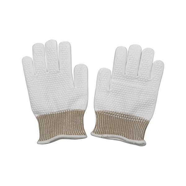 【ご購入後の当店からの連絡はご登録のメールアドレスに通知いたします。必ずご確認ください】【商品概要】●シリコン樹脂をドット加工することにより、スベリ止め効果を発揮します。●低発塵で、通気性に優れた耐切創手袋です。●原手に耐カット性に優れた高...