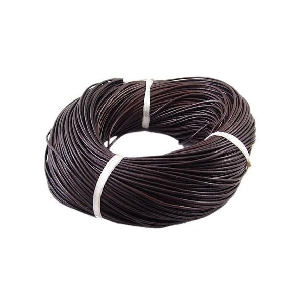 【ご購入後の当店からの連絡はご登録のメールアドレスに通知いたします。必ずご確認ください】【商品概要】革紐太さ：約1.5ｍｍ　長さ：約10m全国送料無料でお届けします【商品説明】説明本革丸紐約10mです。ハンドメイドジュエリーやネックレス紐な...