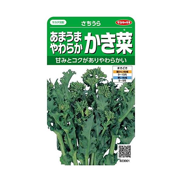 【ご購入後の当店からの連絡はご登録のメールアドレスに通知いたします。必ずご確認ください】【商品概要】切替月:6月詰量:7ml発芽率:85%採苗本数:650春秋扱い:秋のみ品種まきどき:秋【商品説明】サカタのタネ 実咲野菜3001 あまうまや...