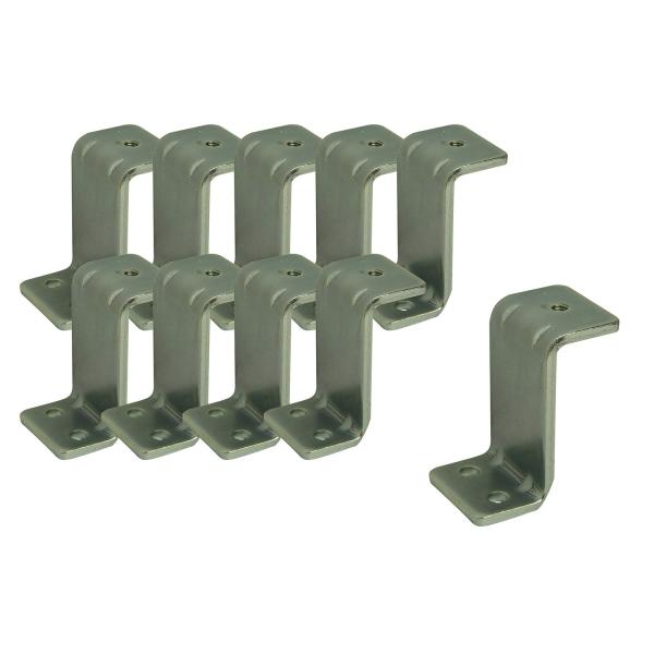 【ご購入後の当店からの連絡はご登録のメールアドレスに通知いたします。必ずご確認ください】【商品概要】適用:Z形高さ:50mm入数:10個質量:60g(1個あたり)材質:鋼板表面処理:亜鉛メッキ(三価クロメート処理)【商品説明】説明レール支え...