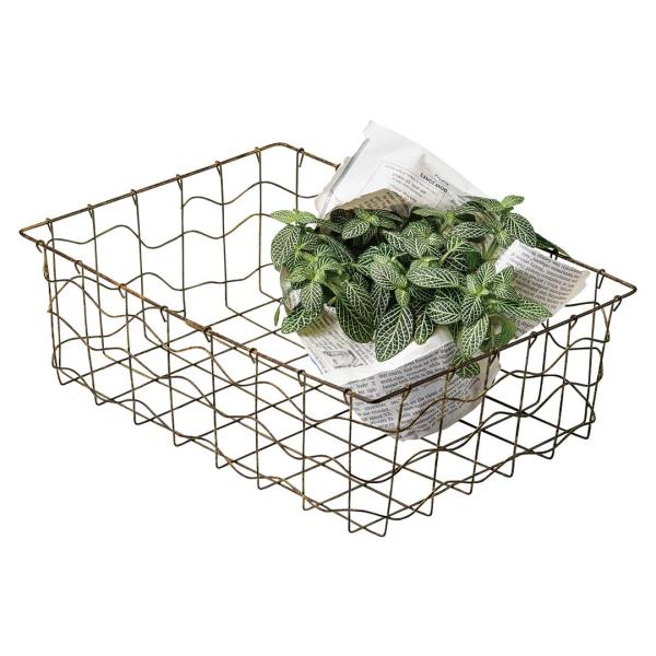 【ご購入後の当店からの連絡はご登録のメールアドレスに通知いたします。必ずご確認ください】【商品概要】本体サイズ:幅31×奥行22×高さ10.5cmナチュラルな雰囲気ですっきり収納できるバスケット。アンティーク仕上げ【商品説明】【商品詳細】ブ...