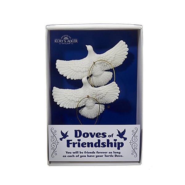 【ご購入後の当店からの連絡はご登録のメールアドレスに通知いたします。必ずご確認ください】【商品概要】オーナメント2個セット。各寸法は4.5インチです。樹脂製1つのオーナメントを保管し、もう1つを友人に贈りましょう。休日の装飾に美しく加えます...