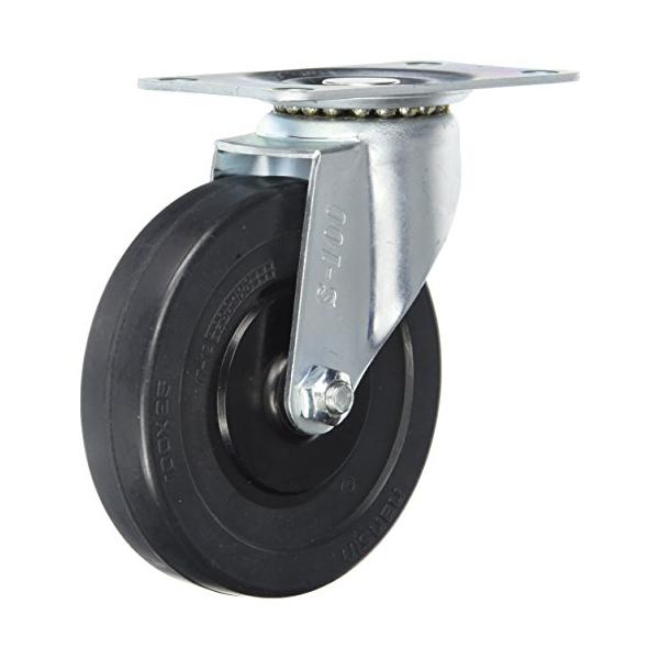 【ご購入後の当店からの連絡はご登録のメールアドレスに通知いたします。必ずご確認ください】【商品概要】プレート仕様 自在φ100ゴム車輪【商品説明】幅広いラインナップから用途に応じたキャスターをお選びいただけます。【商品詳細】ブランド：ナンシ...