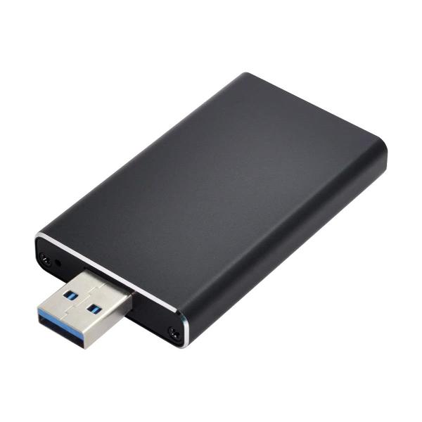 【ご購入後の当店からの連絡はご登録のメールアドレスに通知いたします。必ずご確認ください】【商品概要】SSDアダプターが、スペースの問題で2つのUSBポートを占有する場合があります。このUSB 3.0 mSATA SSDを使用して、あなた自身...