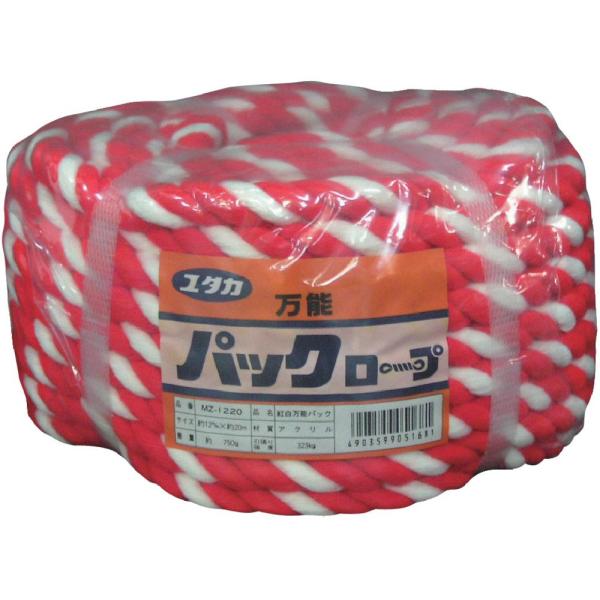 【ご購入後の当店からの連絡はご登録のメールアドレスに通知いたします。必ずご確認ください】【商品概要】原産国:日本色:紅白線径(mm):12長さ(m):20包装形態:バンド掛け/シュリンクパック3つ打アクリル【商品説明】説明動物繊維に似た手触...