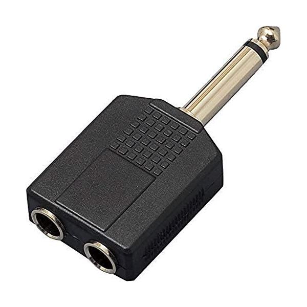 【ご購入後の当店からの連絡はご登録のメールアドレスに通知いたします。必ずご確認ください】【商品概要】オーディオ変換用プラグPhone(F)X2 - Phone(M)※( )内…M=オス/F=メスエレキギターの信号等を2分配等メーカー側の意匠...