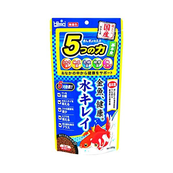 【ご購入後の当店からの連絡はご登録のメールアドレスに通知いたします。必ずご確認ください】【商品概要】本体サイズ (幅X奥行X高さ) :12.5×5.7×23cm本体重量:0.2kg【商品説明】説明商品紹介５つの有効成分で金魚を健康に育てます...