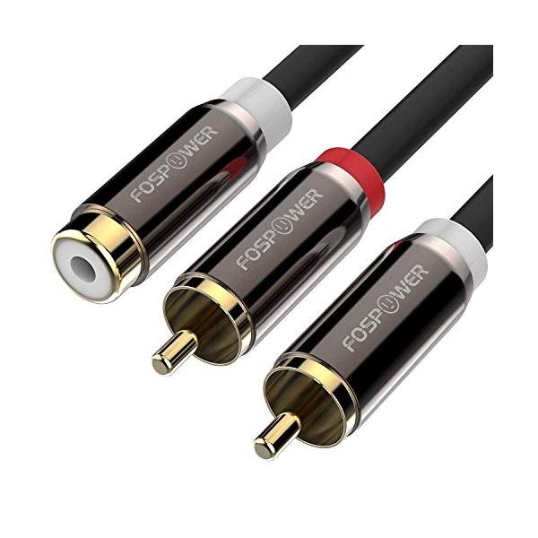 【ご購入後の当店からの連絡はご登録のメールアドレスに通知いたします。必ずご確認ください】【商品概要】Y アダプタースプリッターケーブルに1 RCA オスto 2 RCA メスプラグステレオオーディオアダプターエクステンションコードコネクター...