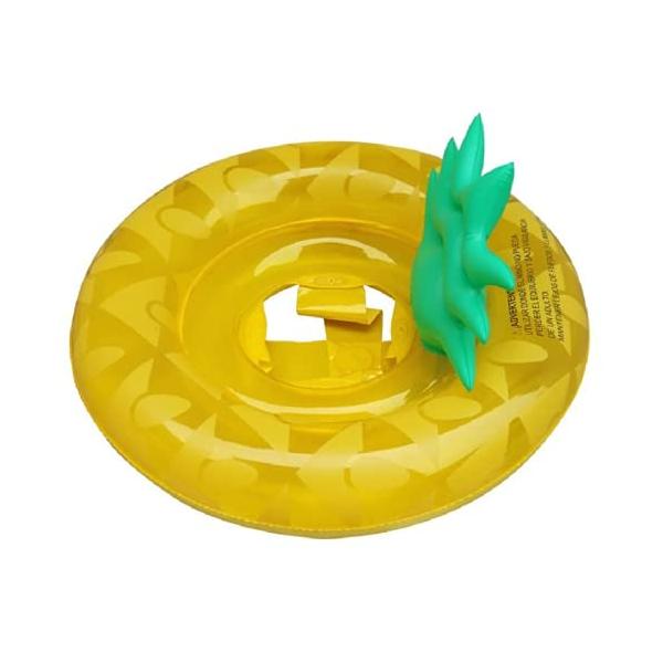 【ご購入後の当店からの連絡はご登録のメールアドレスに通知いたします。必ずご確認ください】【商品概要】パイン型 浮き輪 足入れタイプ 水上でのんびり♪プール・ビーチ・パーティのお供に！ またお子様の水遊びに。パイナップル浮き輪は注目度アップま...