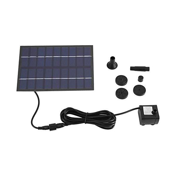 【ご購入後の当店からの連絡はご登録のメールアドレスに通知いたします。必ずご確認ください】【商品概要】【操作簡単】他の外部電源装置が不要で、設置が簡単で操作が簡単です。【作業原理】太陽電池パネルが十分な日光を受けることができるとき、ポンプは3...