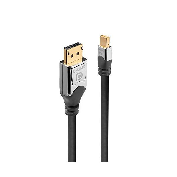 【ご購入後の当店からの連絡はご登録のメールアドレスに通知いたします。必ずご確認ください】クロム Mini DisplayPort 1.2 - DisplayPort変換ケーブル0.5m