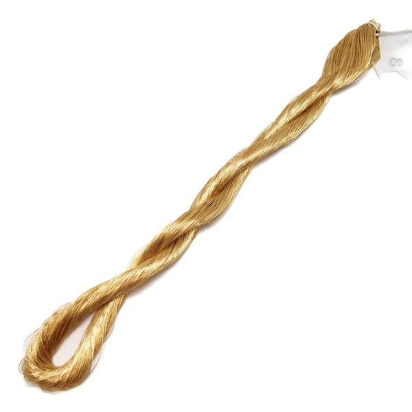 【ご購入後の当店からの連絡はご登録のメールアドレスに通知いたします。必ずご確認ください】【商品概要】【素材】表:ポリエステル100％ 芯レーヨン100%（純金蒸着フィルムを使用した金糸）【サイズ・重量】太さ：直径が約0.3mm位の最も一般的...