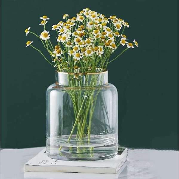 【ご購入後の当店からの連絡はご登録のメールアドレスに通知いたします。必ずご確認ください】【商品概要】サイズ:小高さ：18cm 、大高さ：23cm素材：ガラス 色：クリア安定感が抜群でどんな花にも合うガラス花瓶です。ガラスも綺麗だし 使いやす...