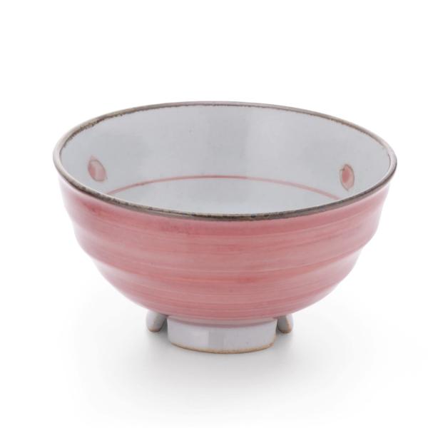 【ご購入後の当店からの連絡はご登録のメールアドレスに通知いたします。必ずご確認ください】【商品概要】サイズ：約径11.8×高6.3cm　材質：陶器容量：約340?高台に水切りが付いた便利な飯碗です。内外すべて手描きの価値ある一品です。内側に...