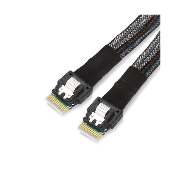 【ご購入後の当店からの連絡はご登録のメールアドレスに通知いたします。必ずご確認ください】【商品概要】このSASケーブルは、内部デバイスの接続に使用できます。 Slim Line SASコネクタ付きバックプレーンを、Slim SAS SFF-...