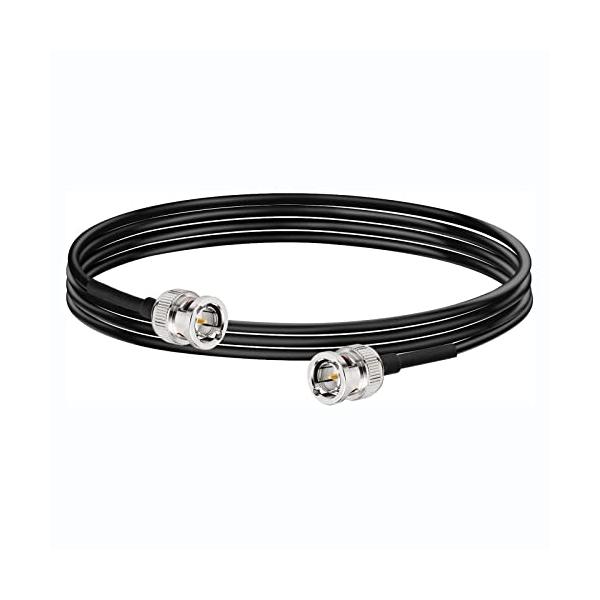 【ご購入後の当店からの連絡はご登録のメールアドレスに通知いたします。必ずご確認ください】【商品概要】Belden 1855A 3G/6G HD-SDIケーブル｜BNCオス〜BNCオス、黒色 1Mケーブル：75Ω HD SDIケーブル - 準...