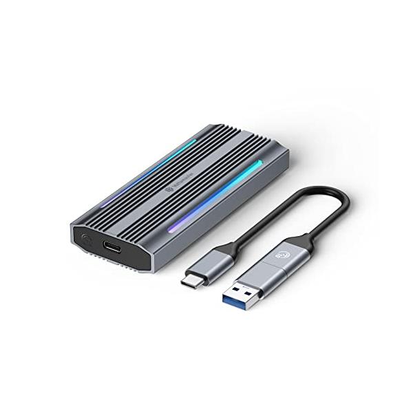 【ご購入後の当店からの連絡はご登録のメールアドレスに通知いたします。必ずご確認ください】【商品概要】Yottamaster M.2 SSD 外付けケース NVMe M.2 SSD ケース USB3.2 Gen2 10Gbps高速転送 UAS...