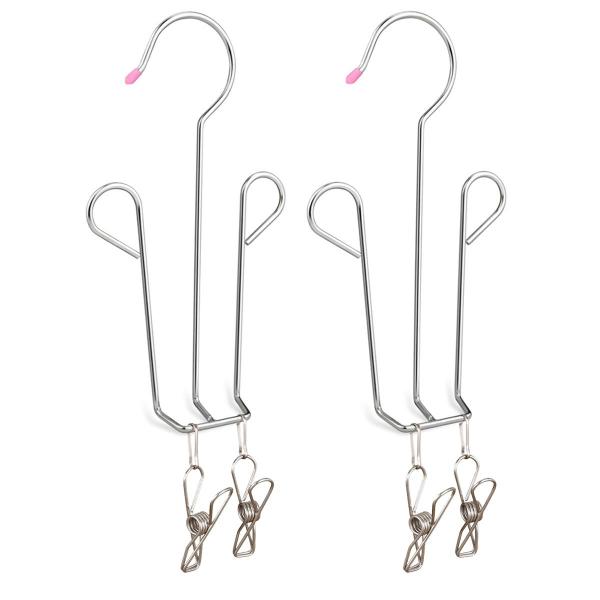 【ご購入後の当店からの連絡はご登録のメールアドレスに通知いたします。必ずご確認ください】【商品概要】商品の説明: このシューズハンガーははステンレス製で、しっかりと長持ちで、耐荷重力が強い、錆びることはなく、靴に跡が残りません。一方では、靴...