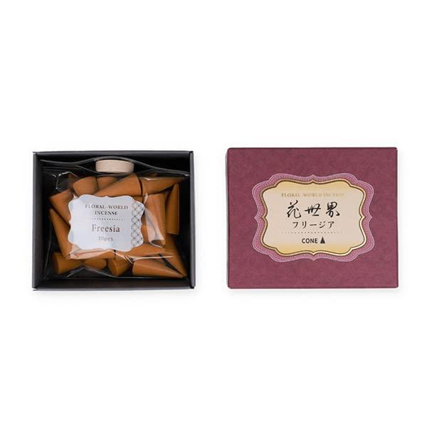 【ご購入後の当店からの連絡はご登録のメールアドレスに通知いたします。必ずご確認ください】【商品概要】[タイプ]コーン型(燃焼時間：約15分) / 高さ25mm[香り]フリージア(黄色)：風に揺れるフリージアの甘くみずみずしい香り ※香りの説...