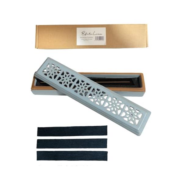 【ご購入後の当店からの連絡はご登録のメールアドレスに通知いたします。必ずご確認ください】【商品概要】?【ふた付きで安全な設計】灰が飛び散らないふた付き陶器製のお香立てです。 ペットと暮らしている方や小さなお子様がいて走って風が起きてもやけど...