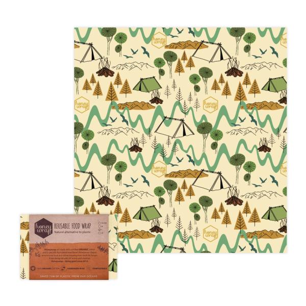 【ご購入後の当店からの連絡はご登録のメールアドレスに通知いたします。必ずご確認ください】【商品概要】【再利用可能なみつろうエコラップ】Lサイズは33cm X 35cmの1枚入り。小ぶりのパン&amp;バケットや大きなサンドイッチ、大きめの野...