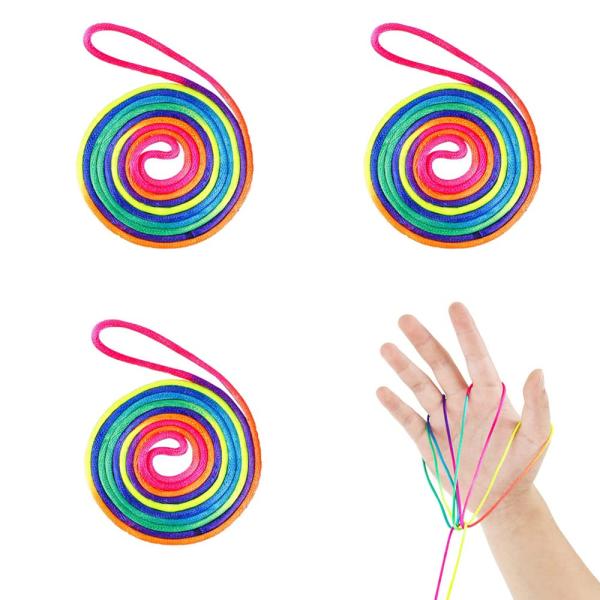 【ご購入後の当店からの連絡はご登録のメールアドレスに通知いたします。必ずご確認ください】【商品概要】【サイズ】長さ160cm、厚さ3mm。【セット内容】3本セット。1本の糸でさまざまな形を作るため、子どもの集中力と想像力を養うには最適の遊び...